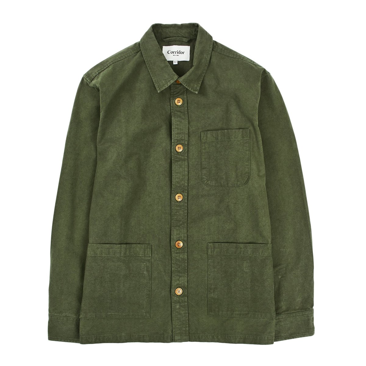 Corridor Heavy Canvas Overshirt - Olive | Garmentory