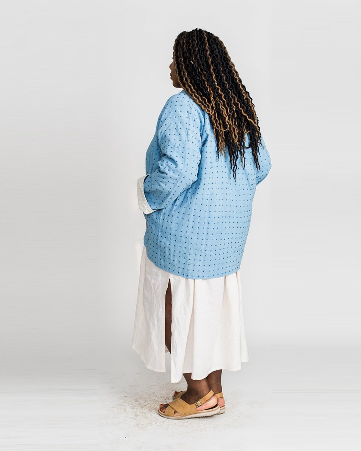 PO-EM Cozy Coat - Indigo | Garmentory