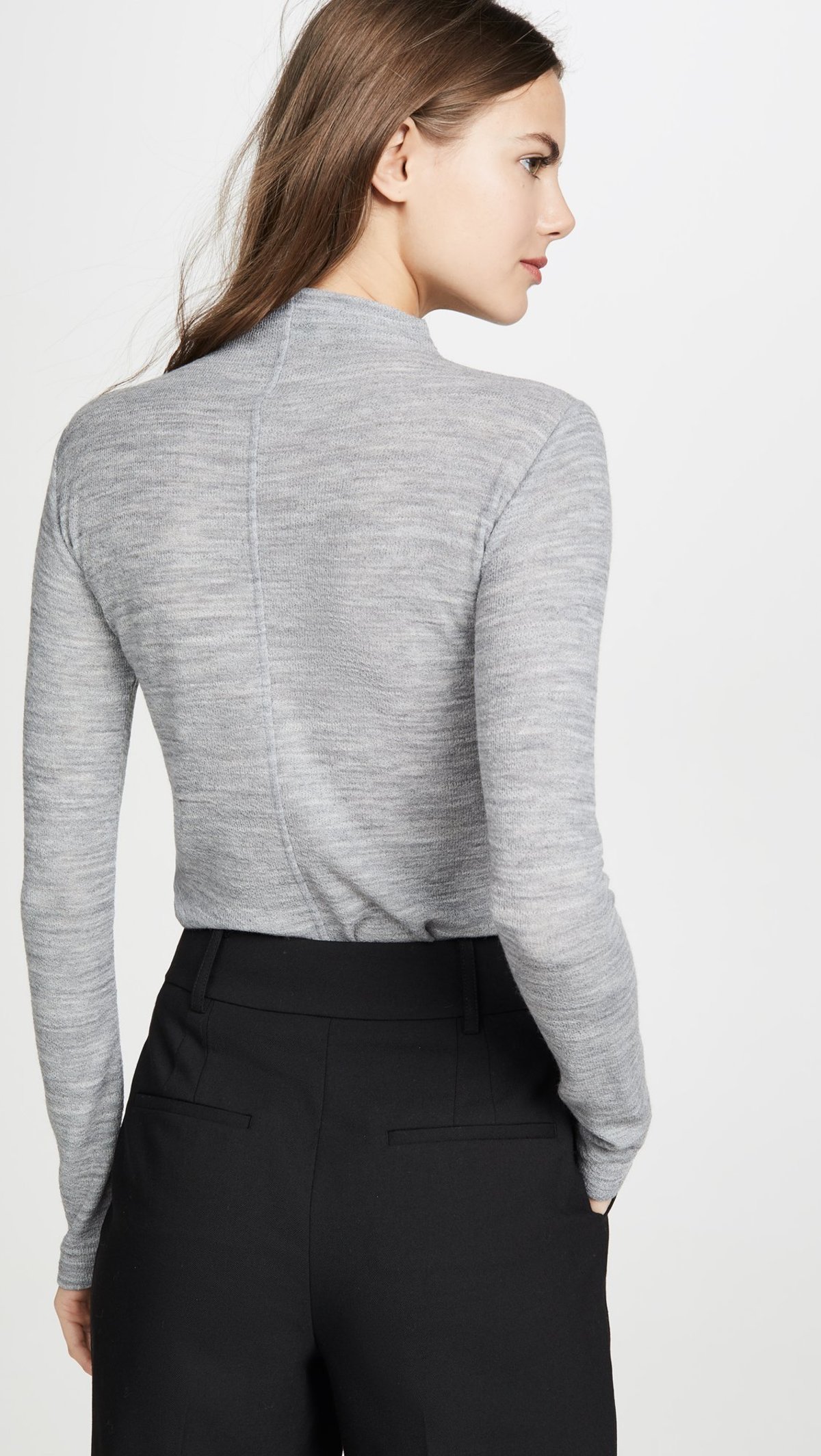 VINCE Long Sleeve Funnel Neck Sweater | Garmentory