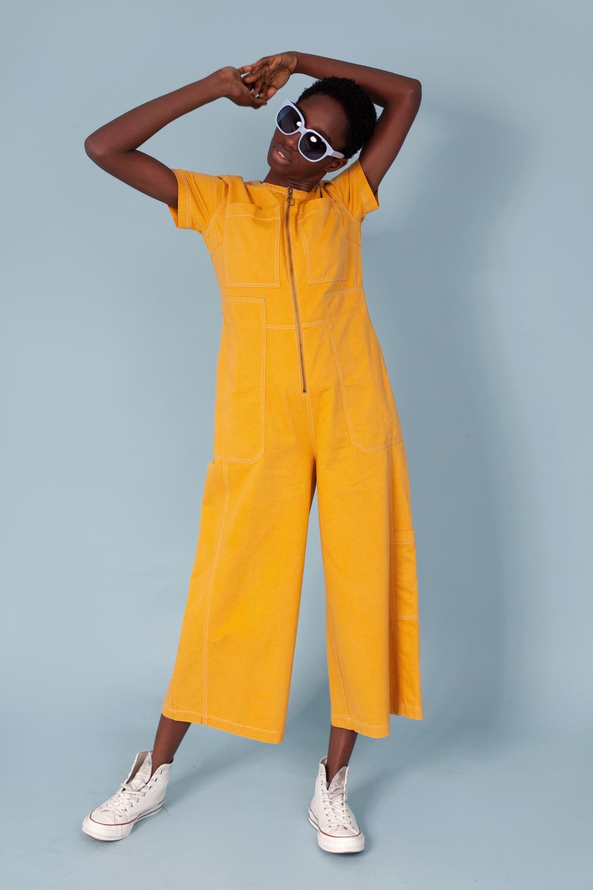 L.F. Markey Felix Boilersuit - Saffron | Garmentory