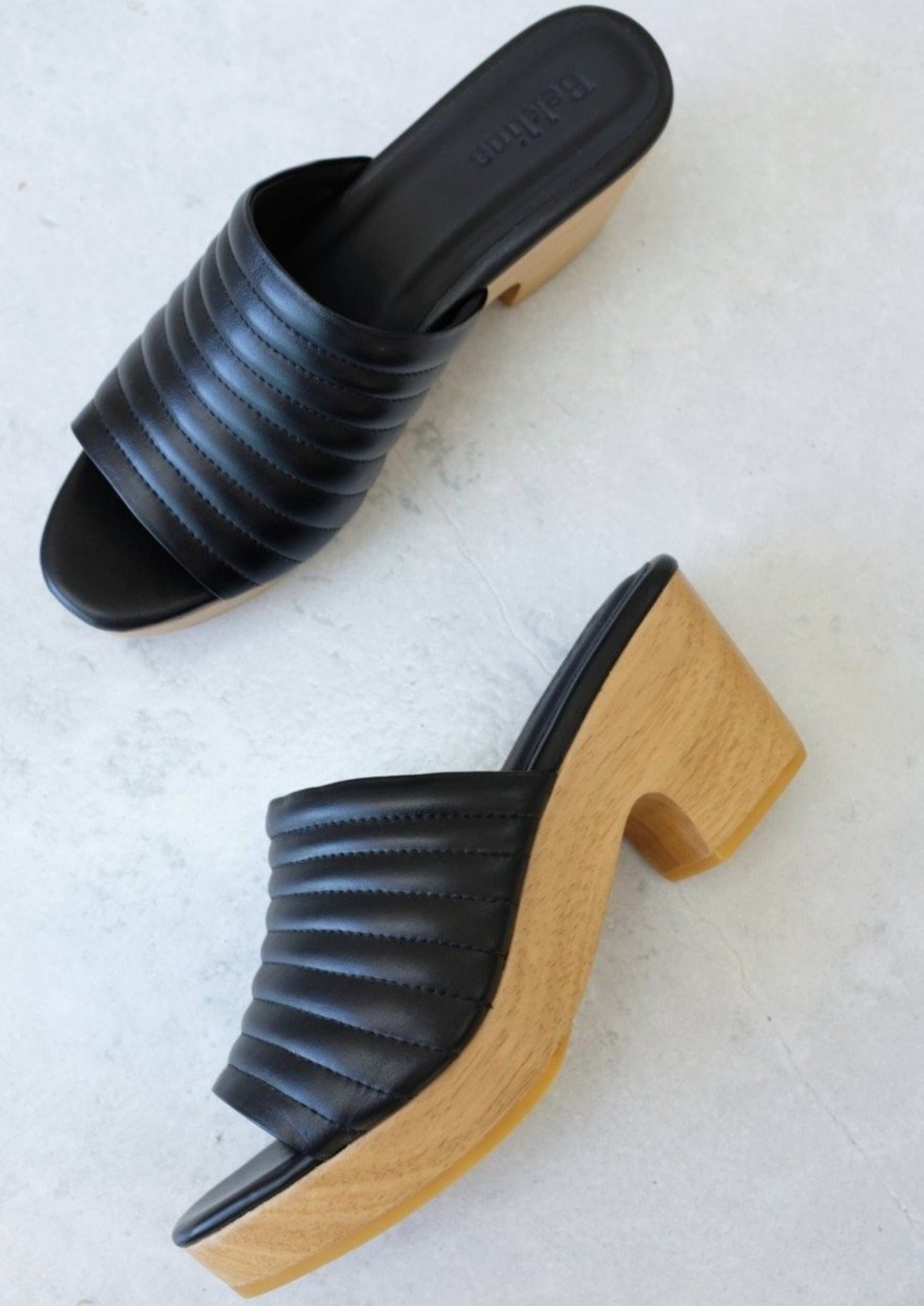 Beklina Ribbed Open Toe Clog | Garmentory