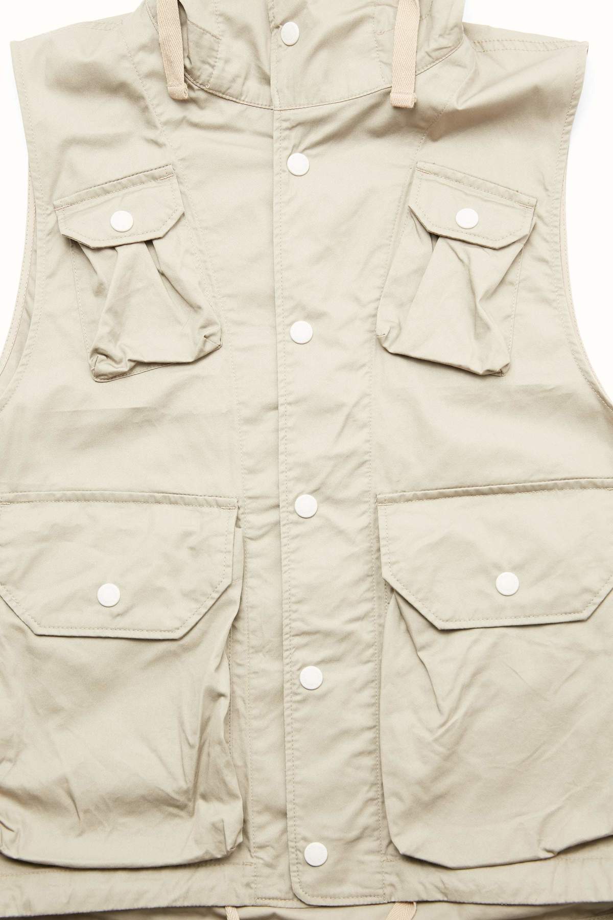 Engineered Garments Field Vest - Khaki | Garmentory
