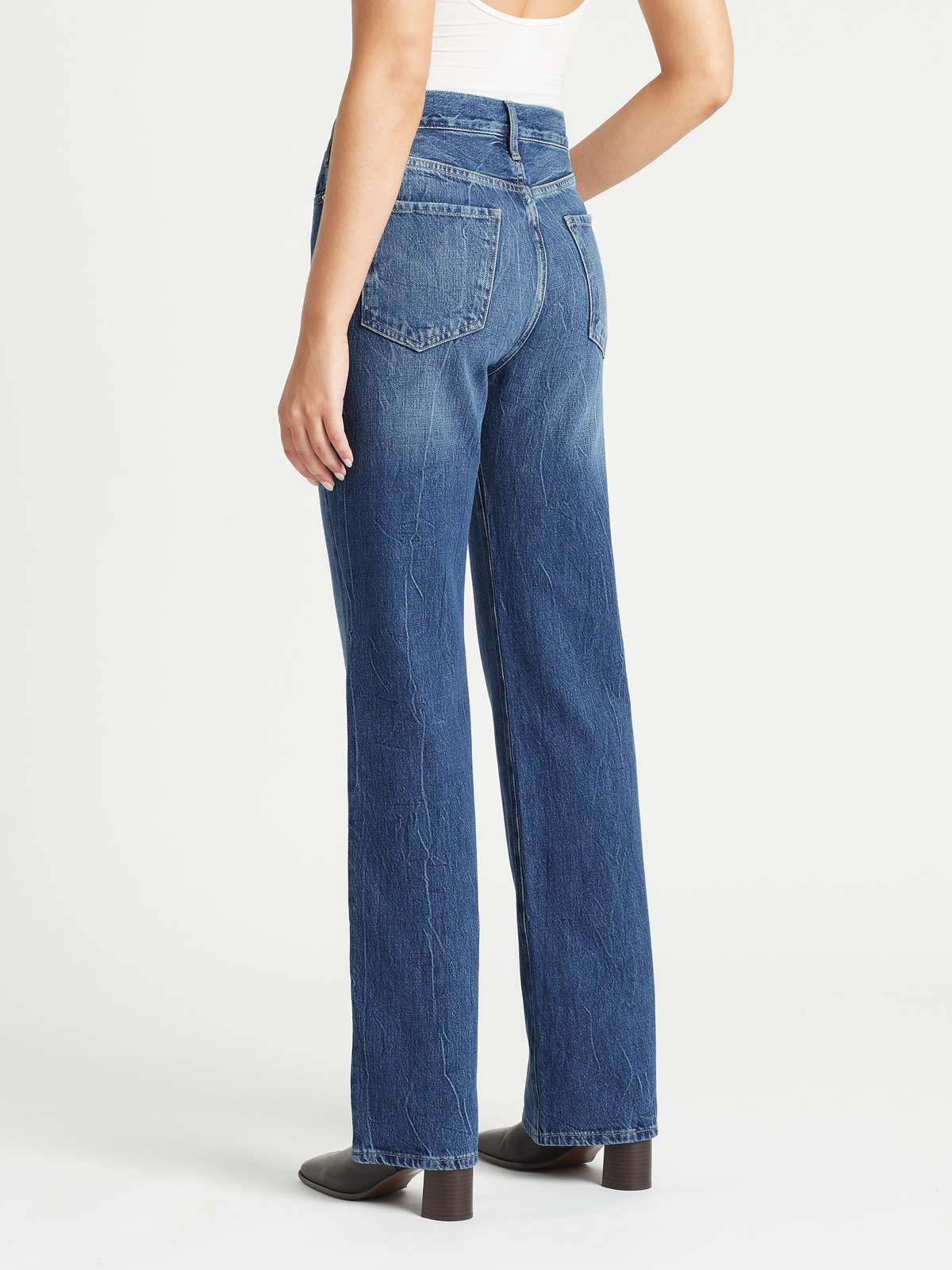FRAME Denim Le Jane Jean - Mid Denim | Garmentory