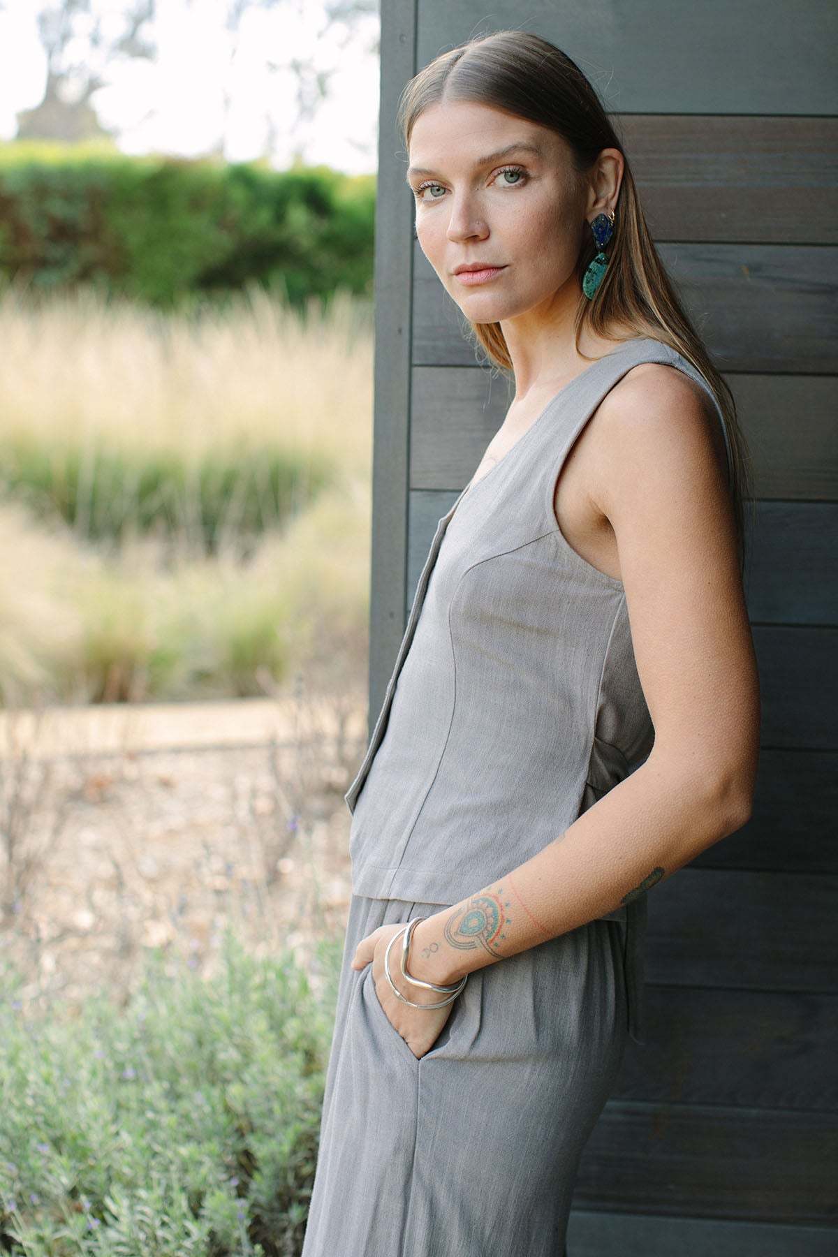 Rachel Pally Linen Louie Vest - Ash | Garmentory