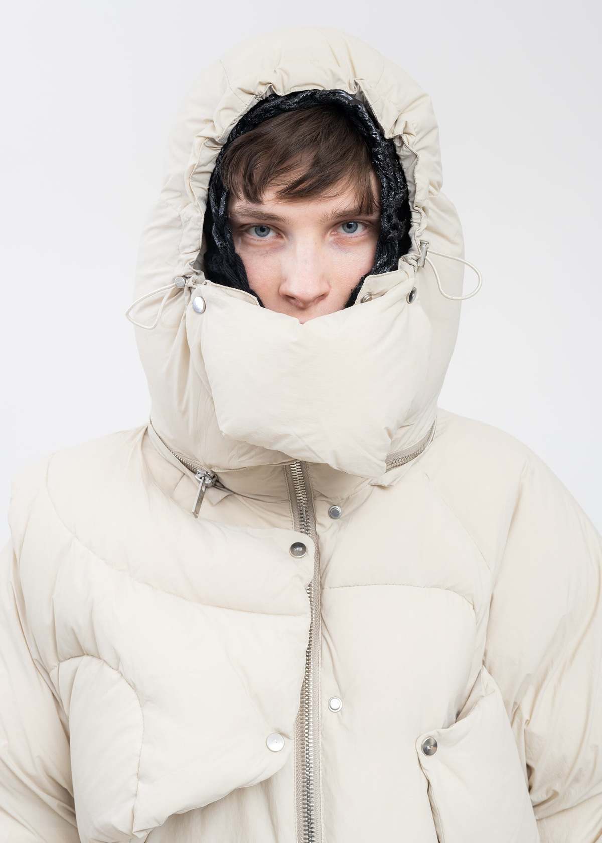 Heliot Emil Stone Scarf Puffer | Garmentory