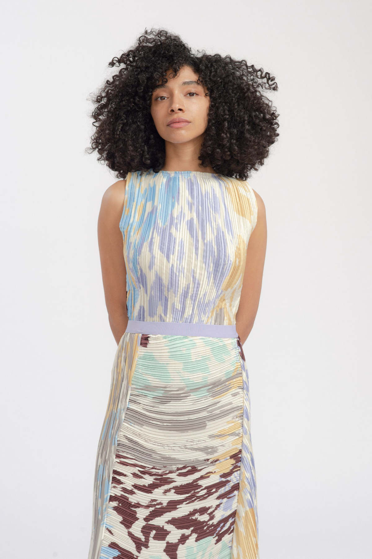 Stine Goya Edith Top - Multi Cheetah | Garmentory