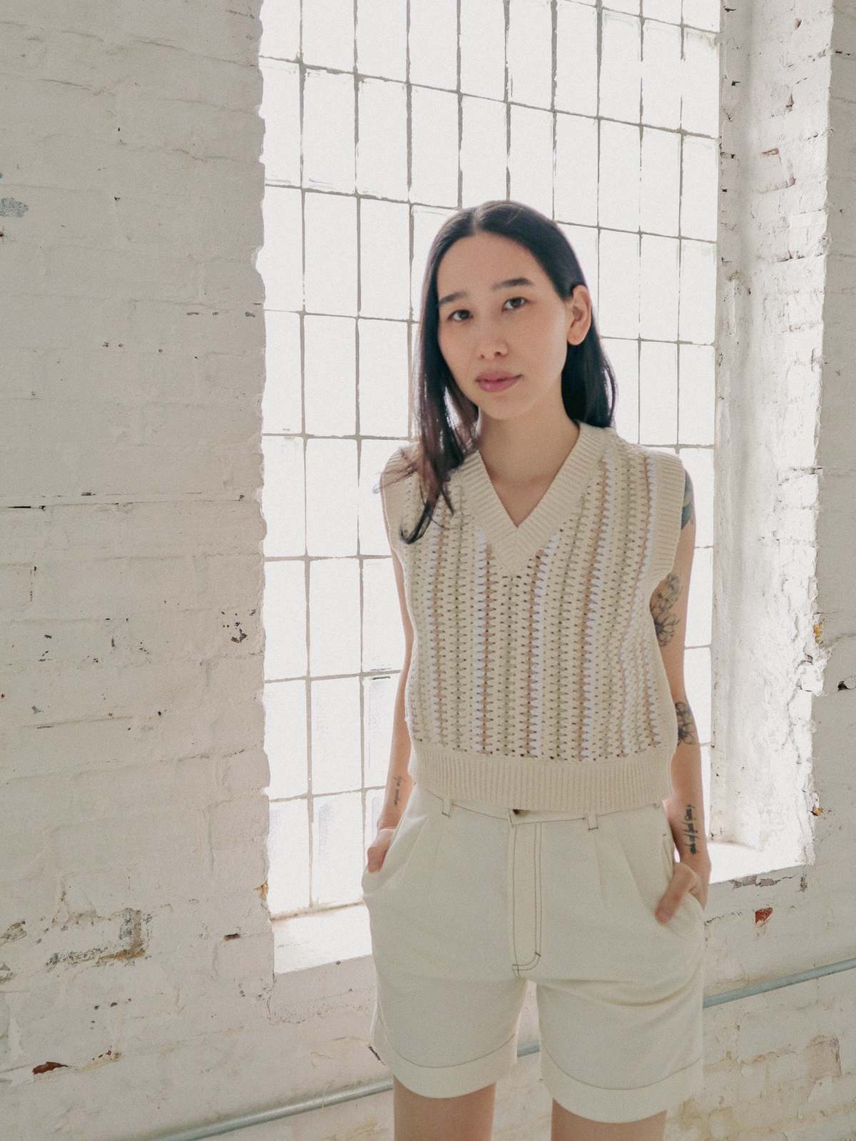 Marvin Ruby Jude Vest - Parchment | Garmentory