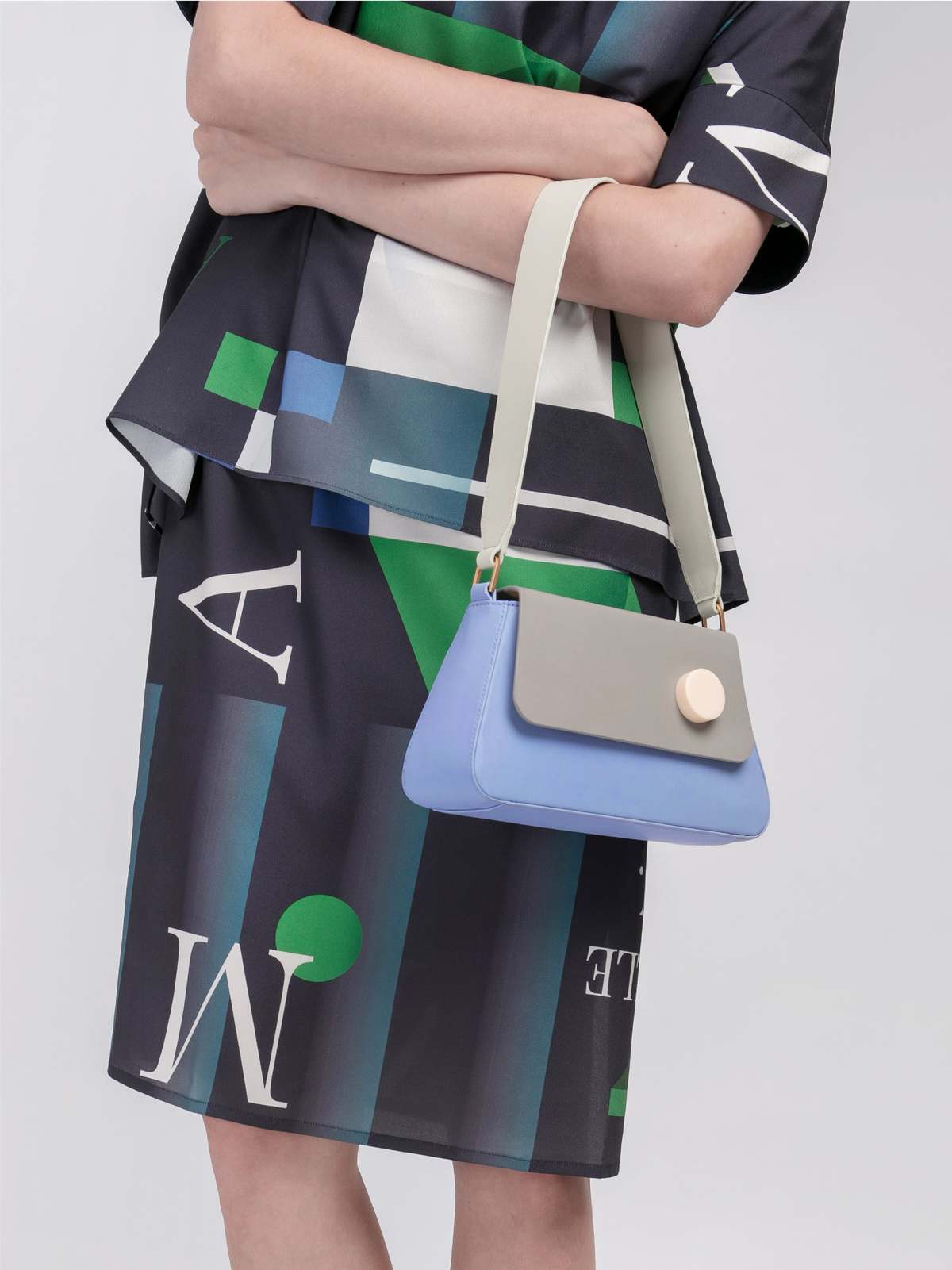 MATTER MATTERS Alice Flap Shoulder Bag - Forget-Me-Not | Garmentory