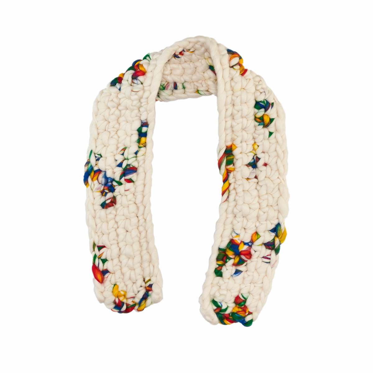 Mischa Lampert lego scarf - Cream | Garmentory