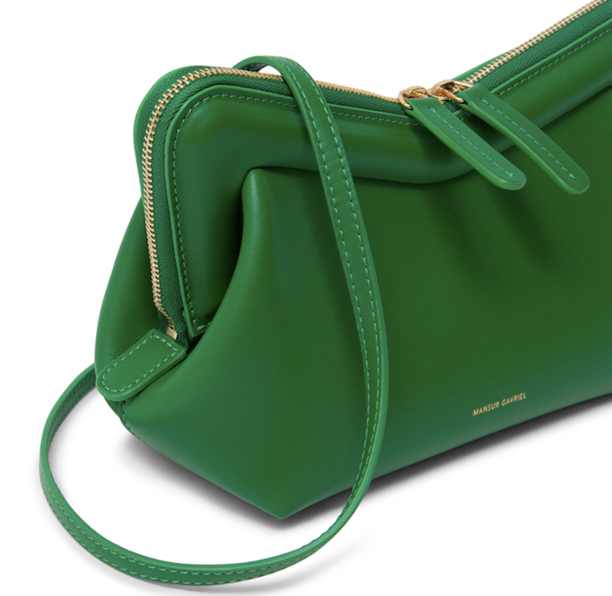 Mansur Gavriel Mini M Frame Bag Grass Garmentory