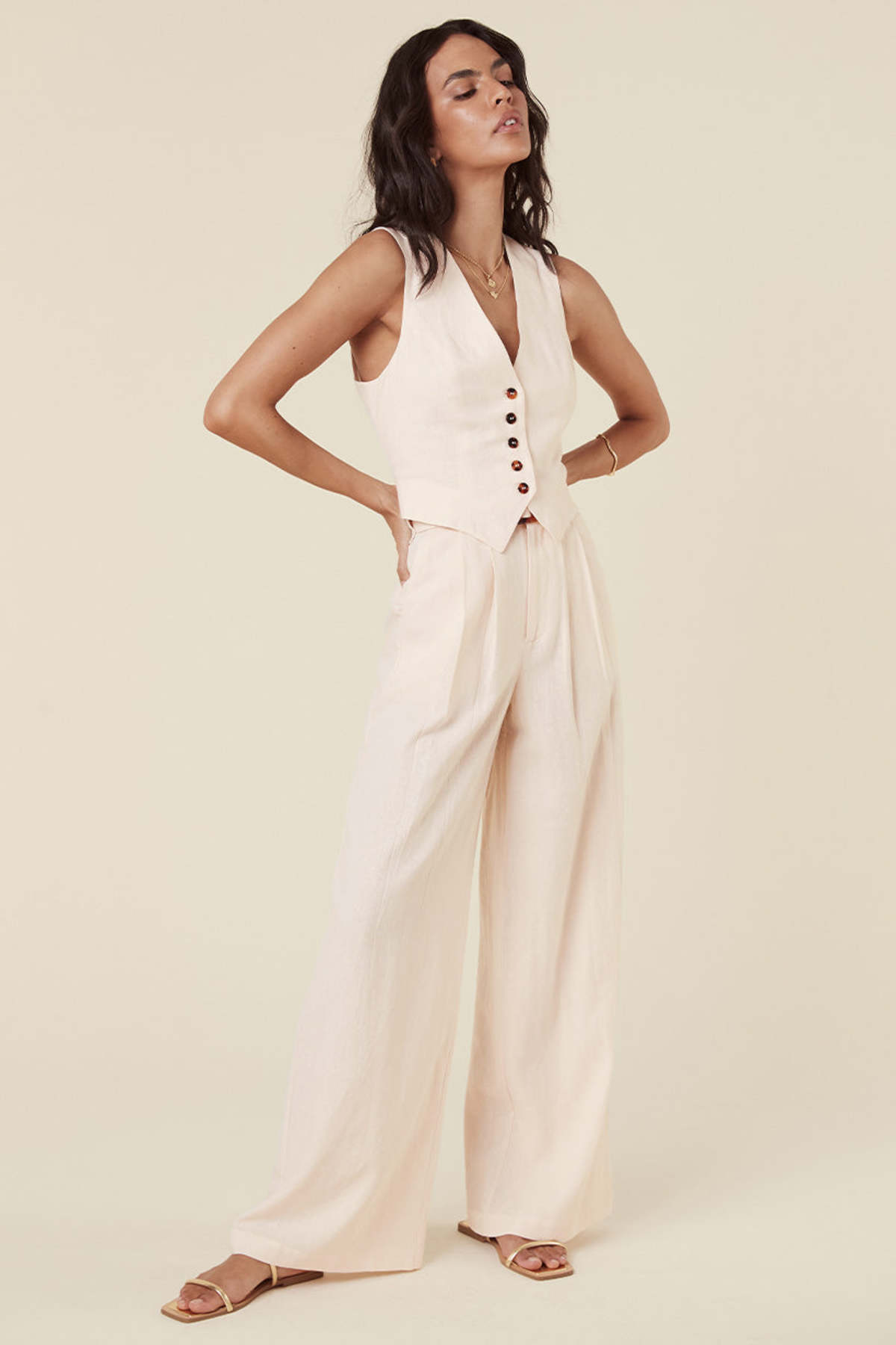 SPELL & THE GYPSY COLLECTIVE Every Single Day Linen Wide Leg Pants ...