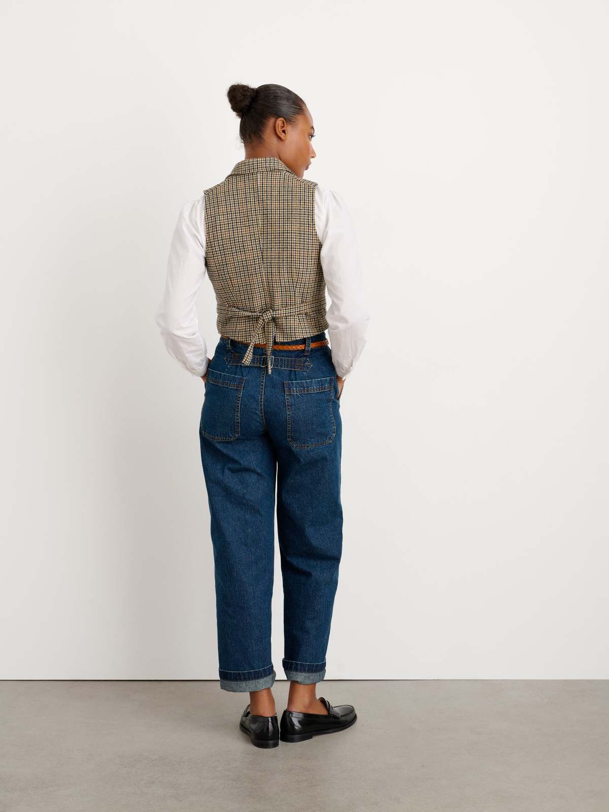 Alex Mill Jason Wool Vest - Brown Tweed Multi | Garmentory