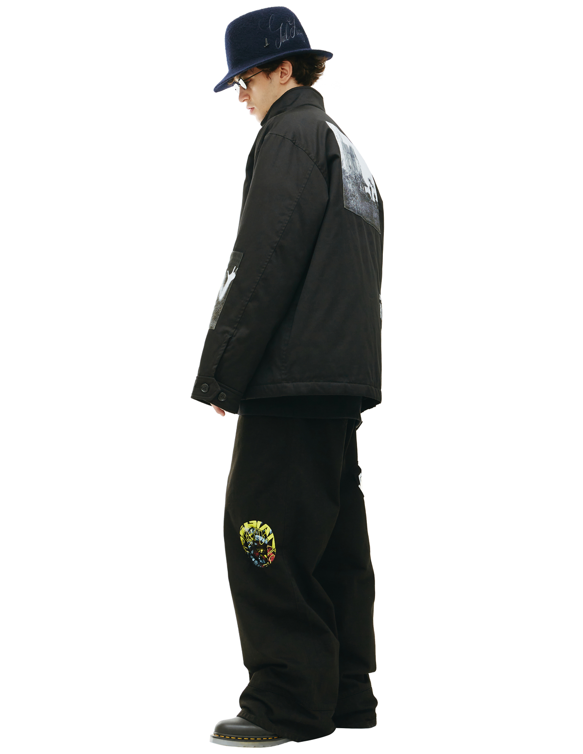 Undercover Psycho Patched Jacket - Black | Garmentory