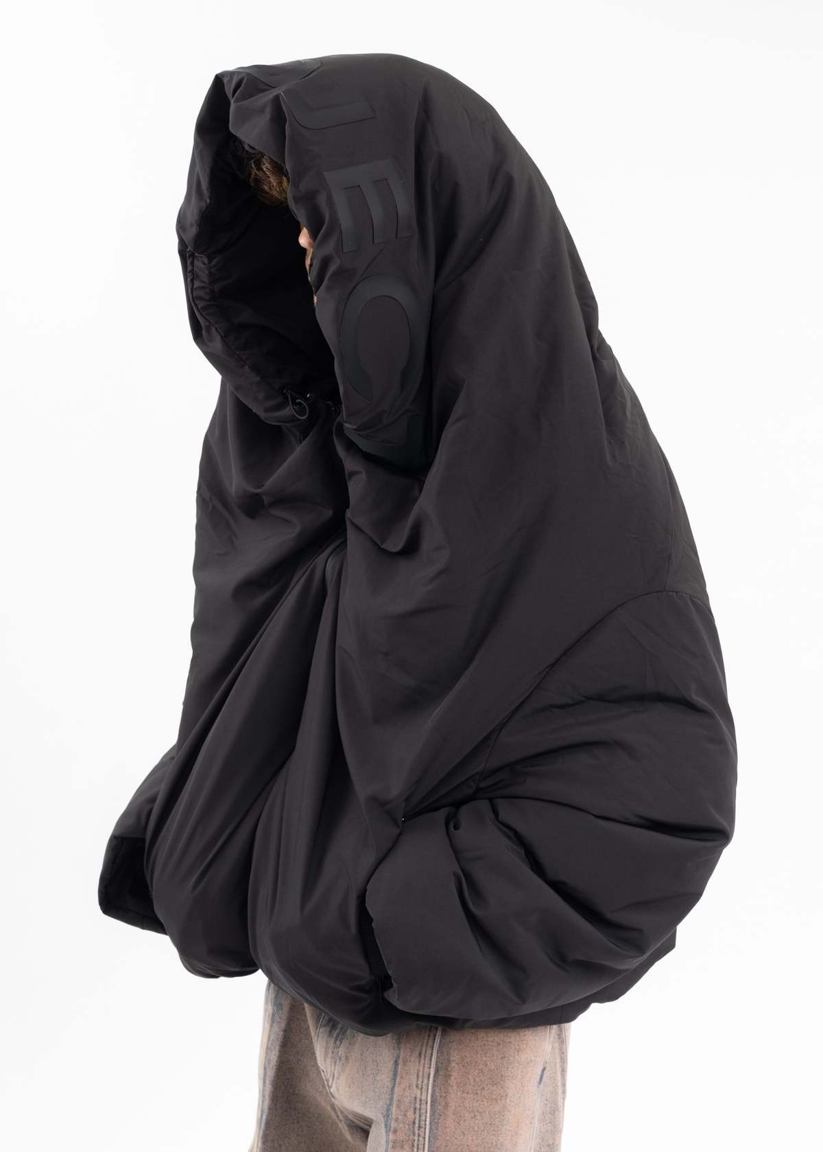 Y/project MONSTER PUFFER JACKET - BLACK | Garmentory