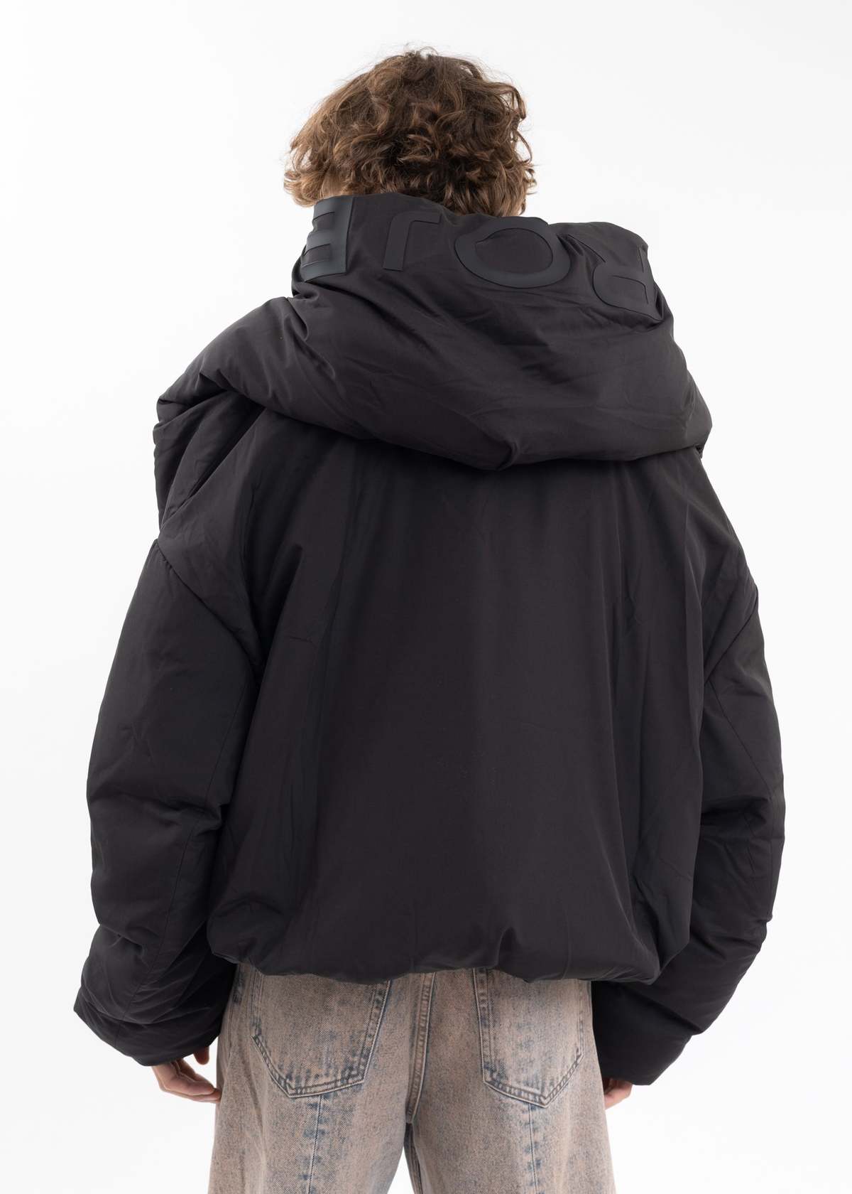 Y/project MONSTER PUFFER JACKET - BLACK | Garmentory