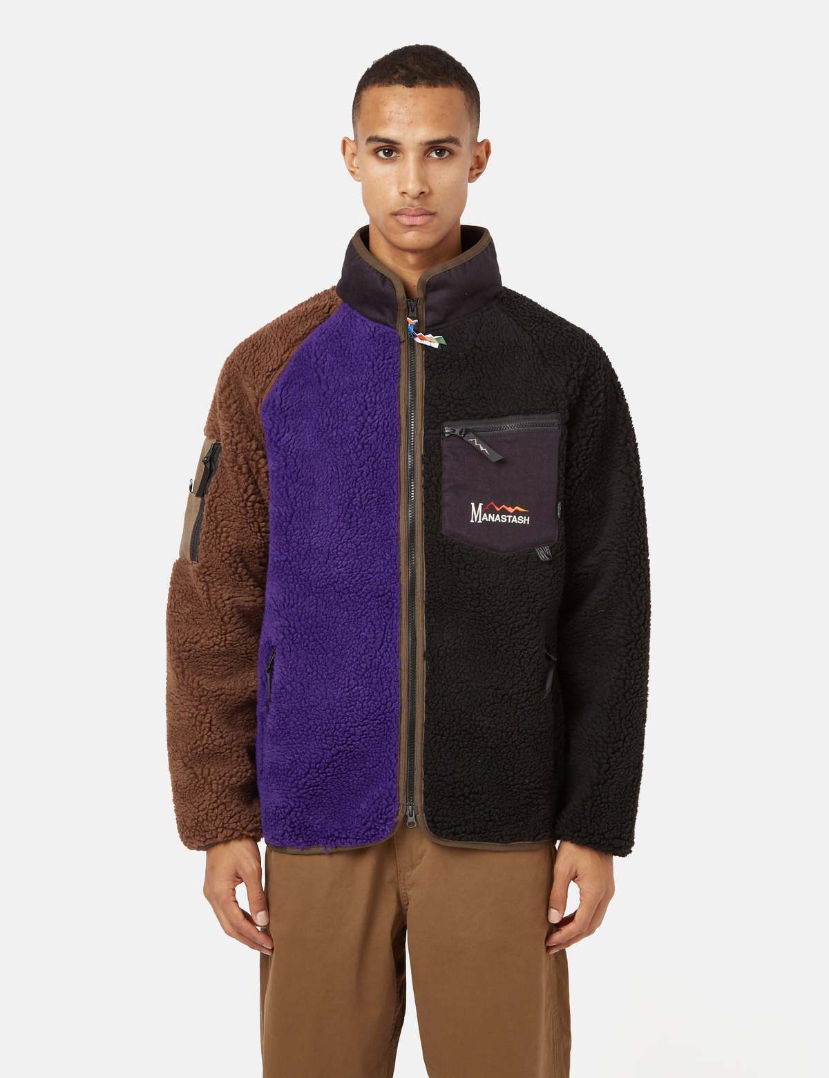 Manastash Mt. Gorilla Fleece Jacket - Multi Panel | Garmentory