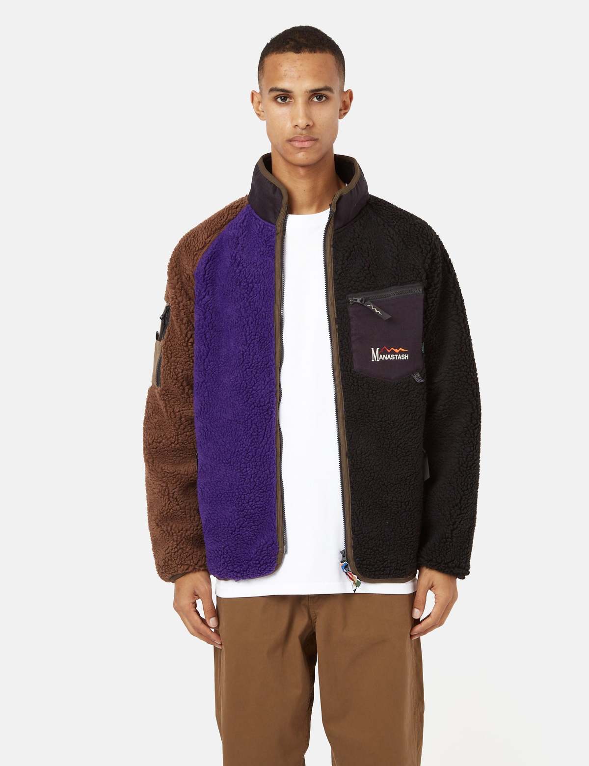 Manastash Mt. Gorilla Fleece Jacket - Multi Panel | Garmentory