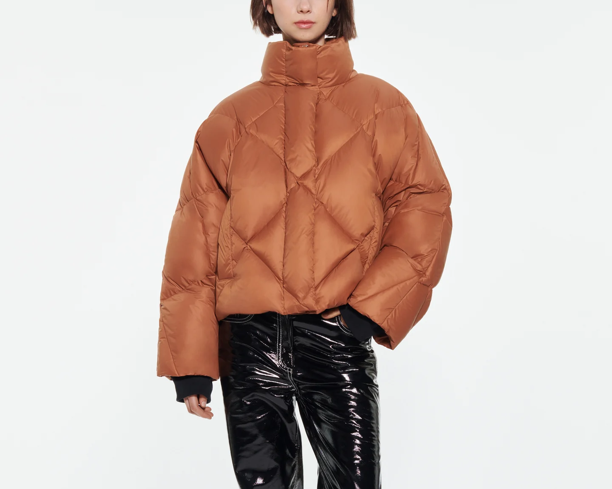 Stand Studio Aina Puff Jacket - Caramel | Garmentory
