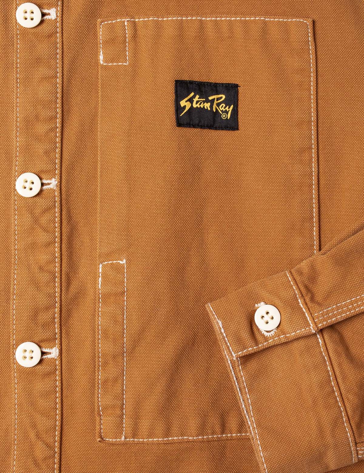 Stan Ray Duck Canvas Prison Shirt - Brown | Garmentory