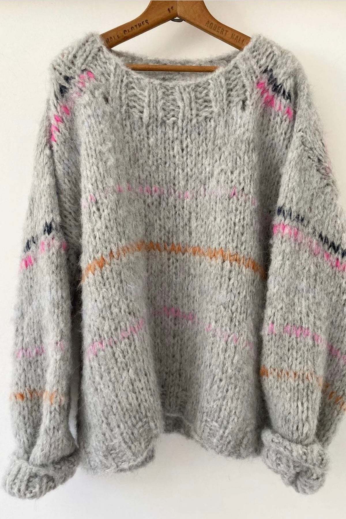 1965 Alexandra Lollipop Sweater - Grey | Garmentory