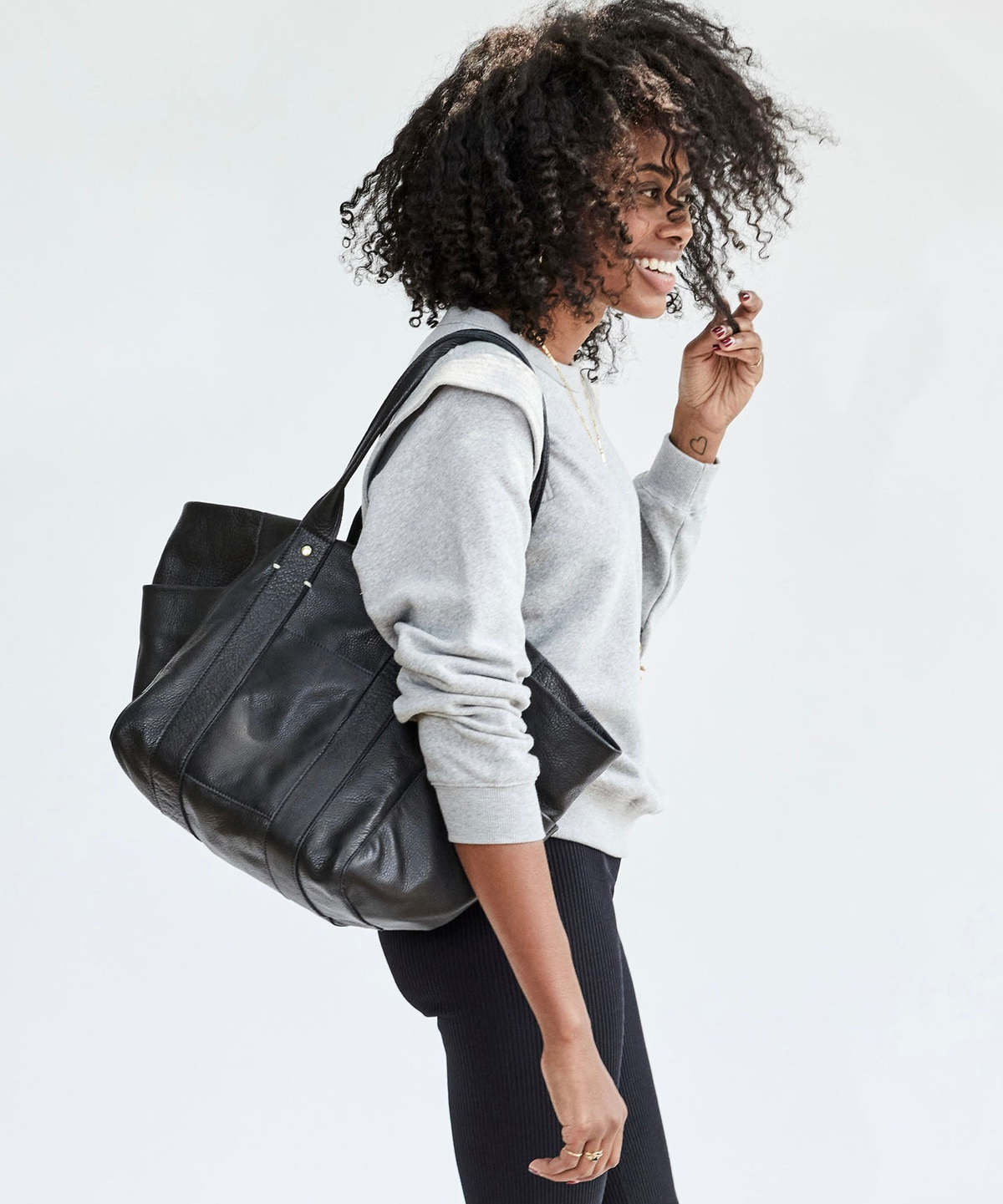 Clare V. Le Box Tote - Black Lamba | Garmentory